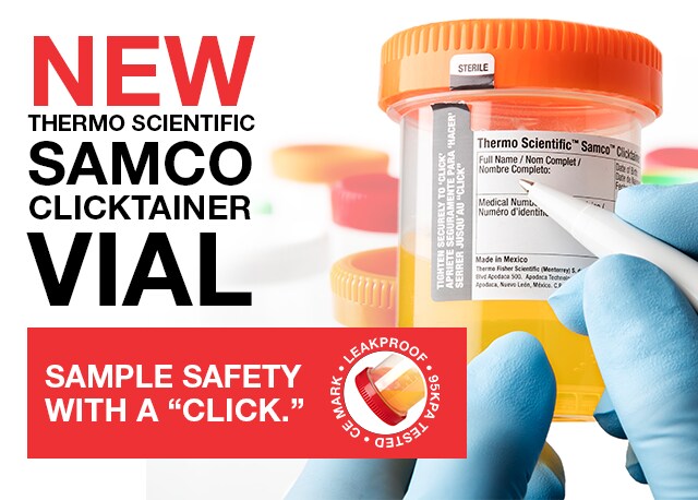 Thermo Scientific™ Samco™ Clicktainer™ Vial Range